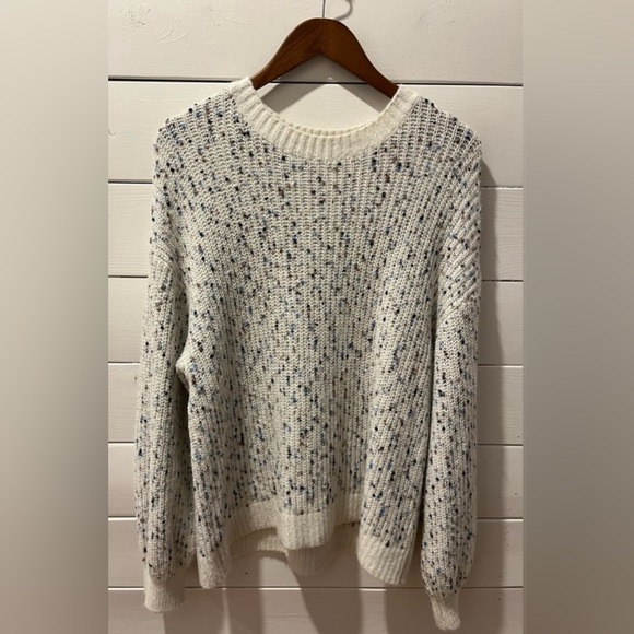 Reitmans | Sweaters | Chunky Cream Speckled Sweater Reitmans Xl | Poshmark